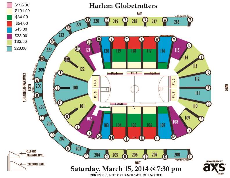 Gwinnett Center :: Harlem Globetrotters